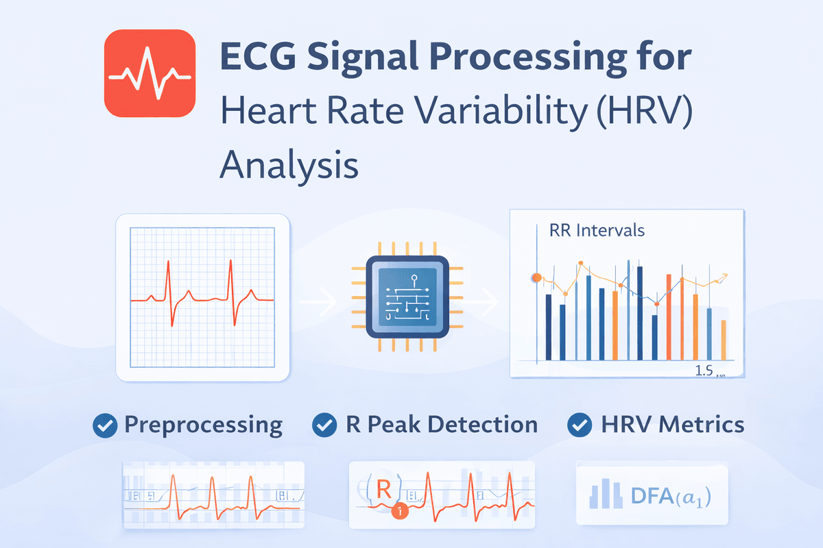ECG Signal Processing for HRV: From Beats to Insights