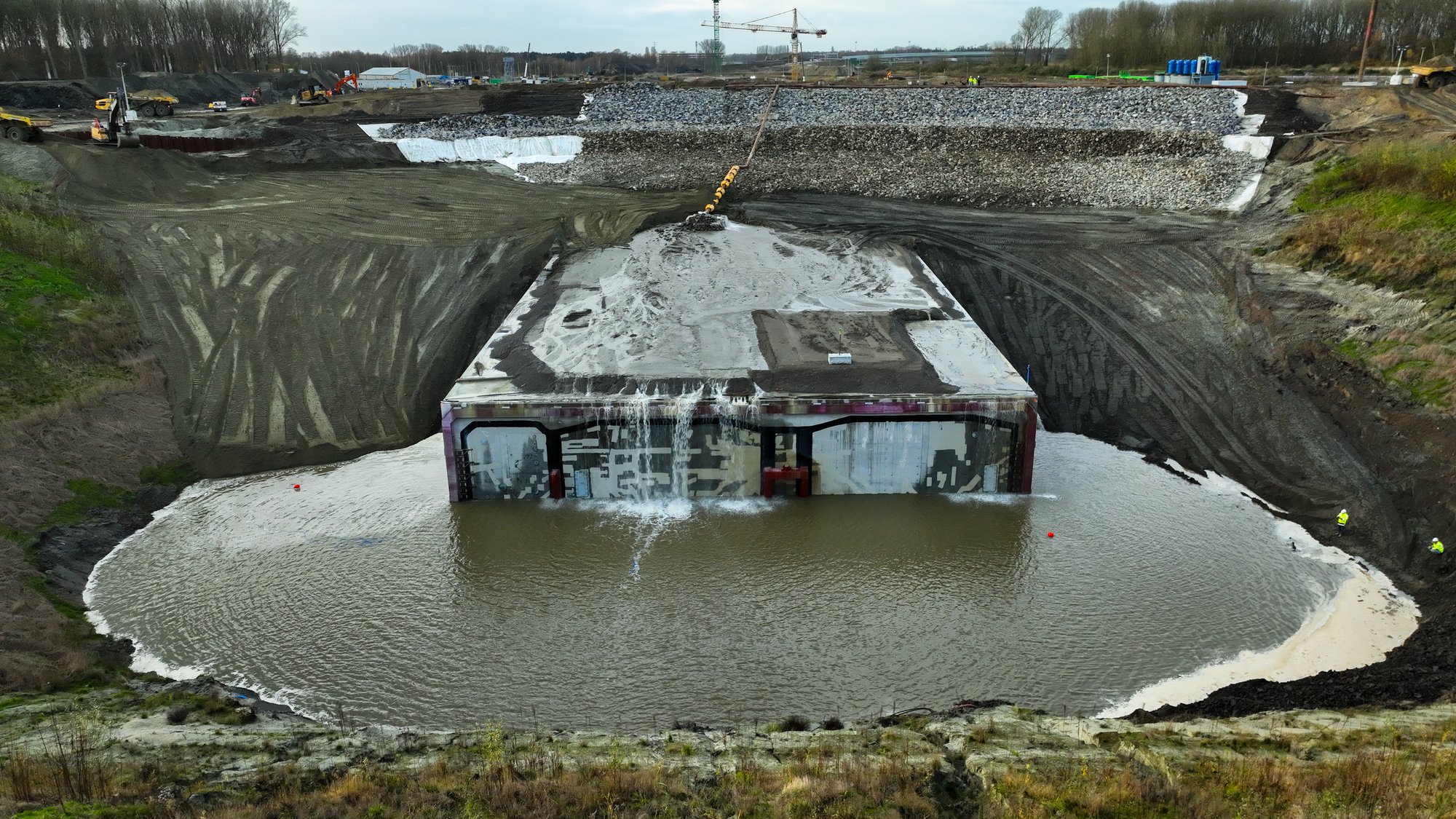 Oosterweel : L'inondation de la rive gauche du tunnel de l'Escaut a ...