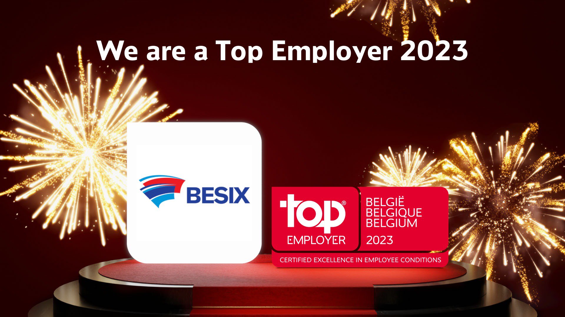 BESIX qualified as Belgian Top Employer 2023 - BESIX