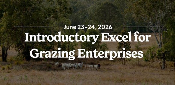 Build Your Grazing Business Skills with Excel