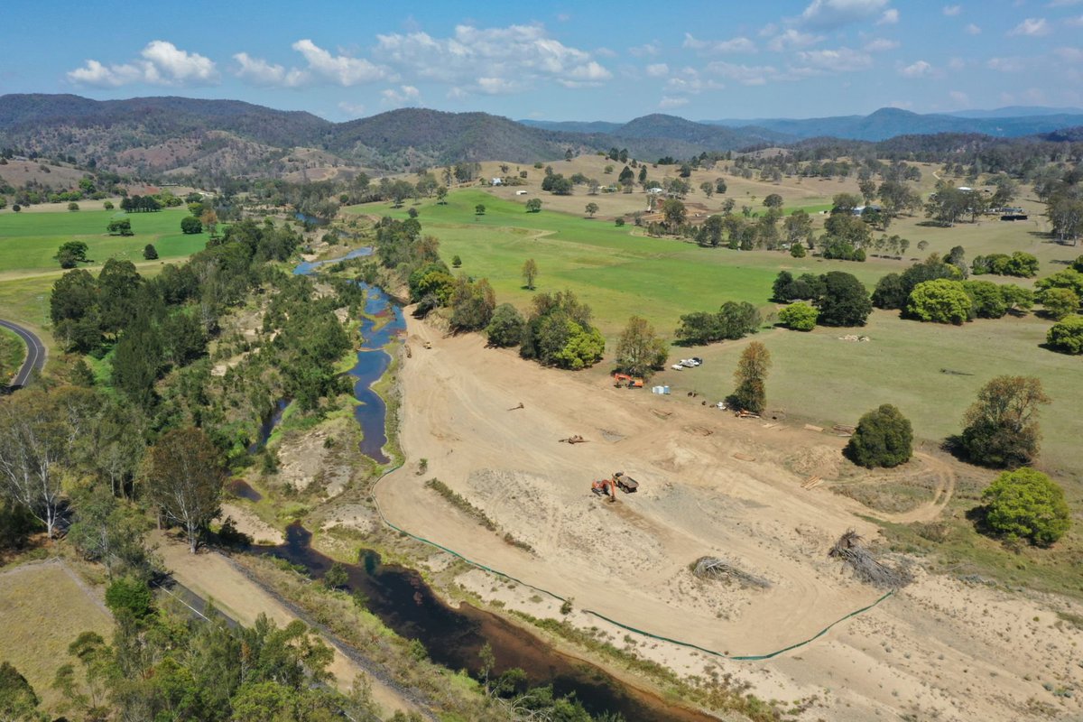 New works to stabilise eroded stretch of Mary River