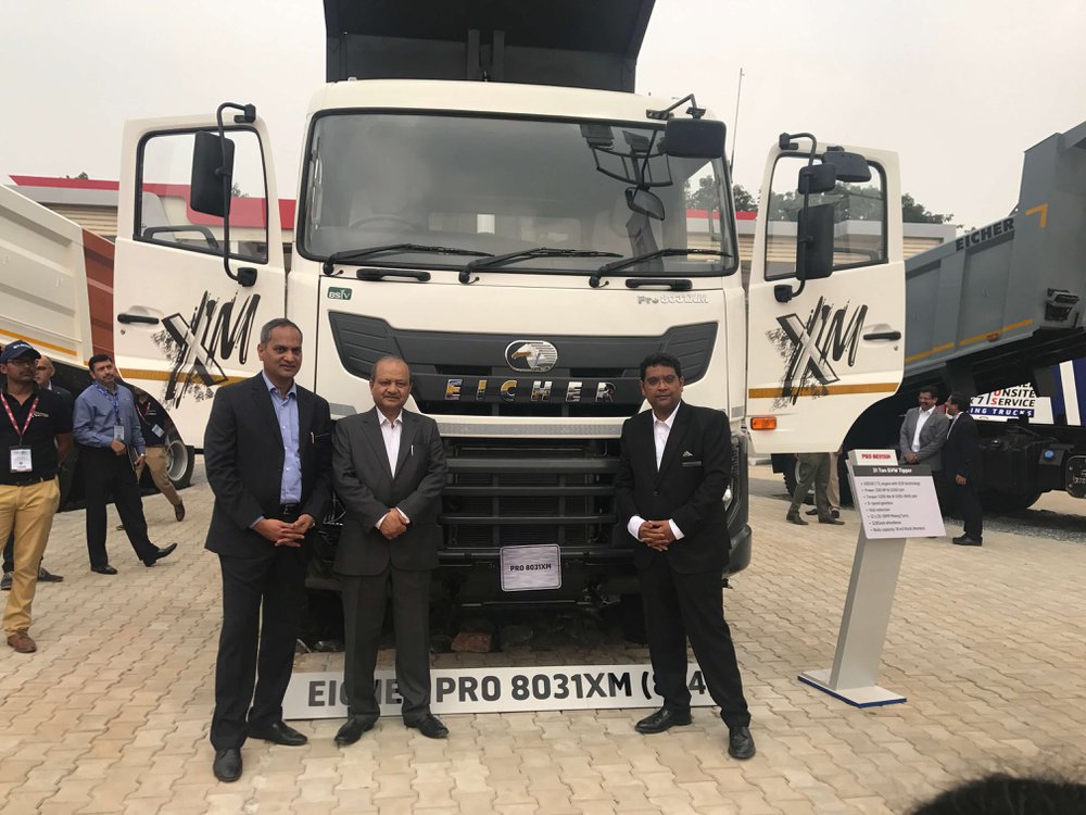 Eicher Showcases Pro-Series Trucks For Construction And Mining At Excon ...