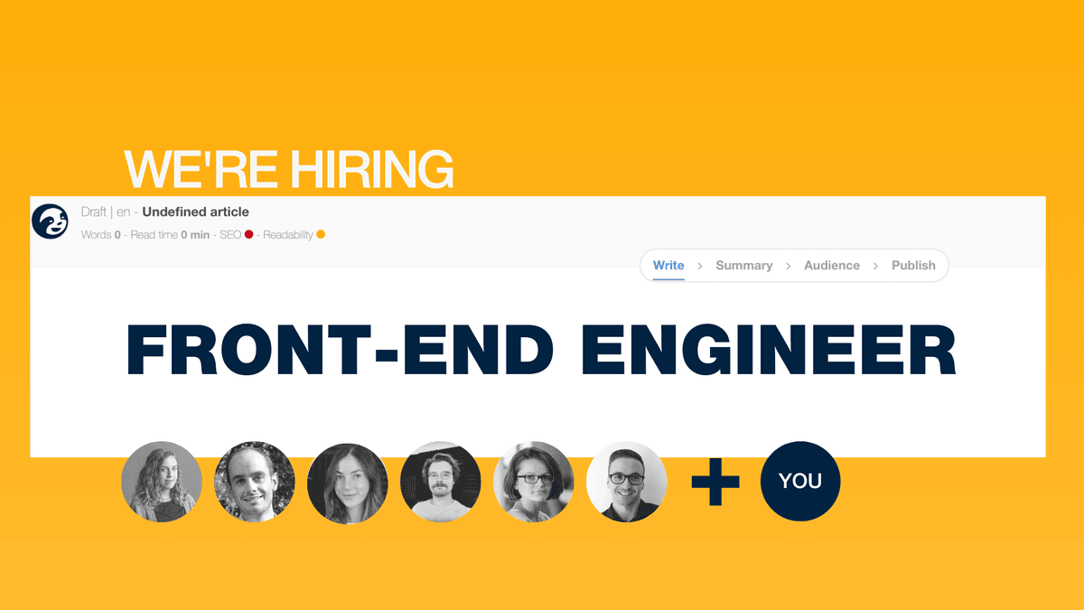 Front-end lead, Ghent Office, ENG